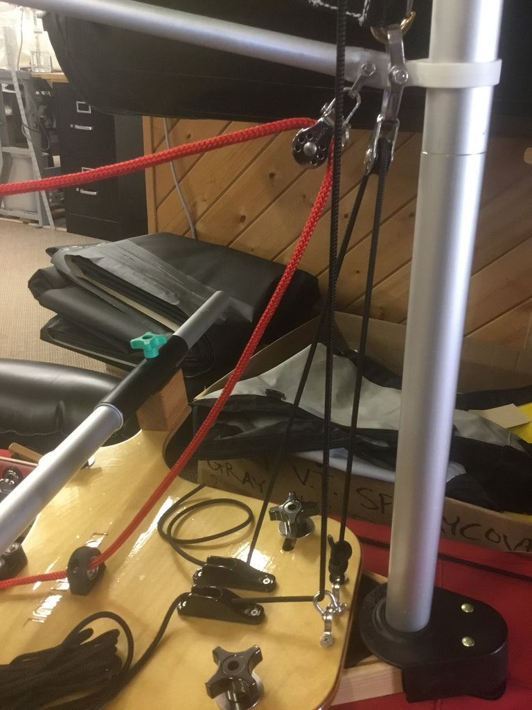 Cross Bar Mounting Board -- Front – Long Haul Folding Kayaks